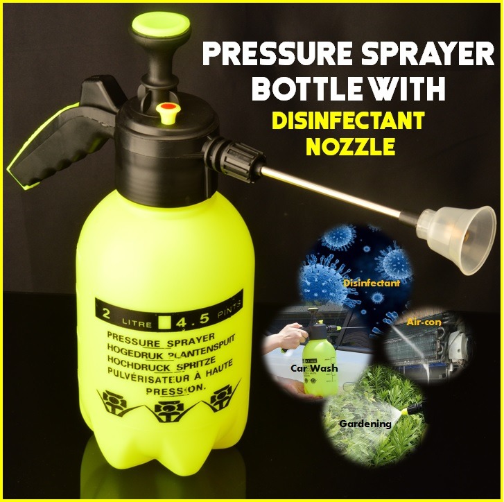 Pressure water sprayer with Nozzle/Disinfectant Sprayer 2Lt (See detail ...
