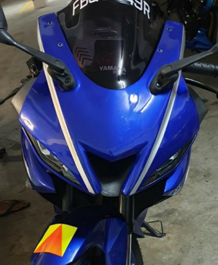 R6 Mask (R15 V3), Motorcycles, Motorcycle Accessories on Carousell
