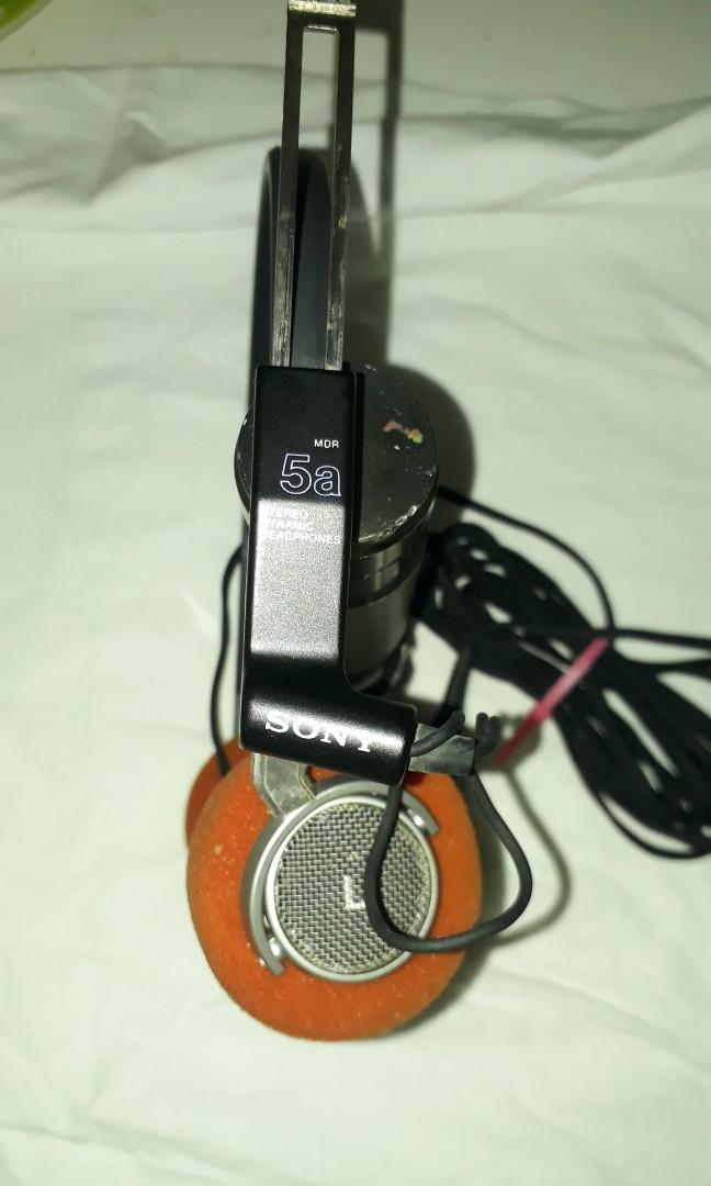 Super Rare SONY Stereo Dynamic Headphone MDR 5a, Audio, Headphones ...