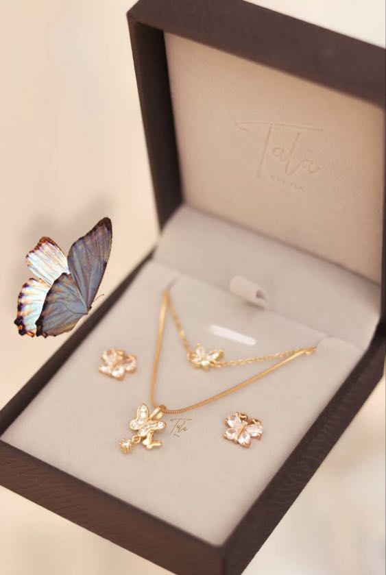 Tala By Kyla Butterfly Necklace 2025 www.alhudapk
