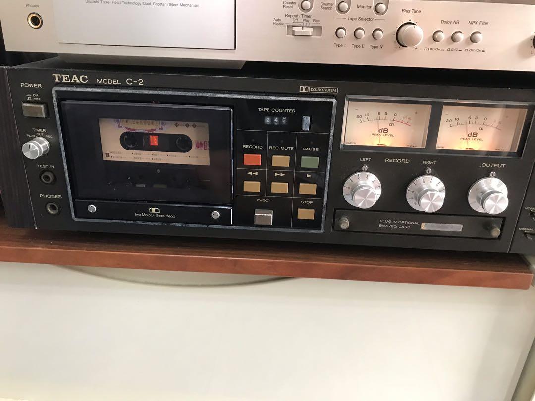 Teac C-2 Cassette Deck, Audio, Portable Music Players on Carousell