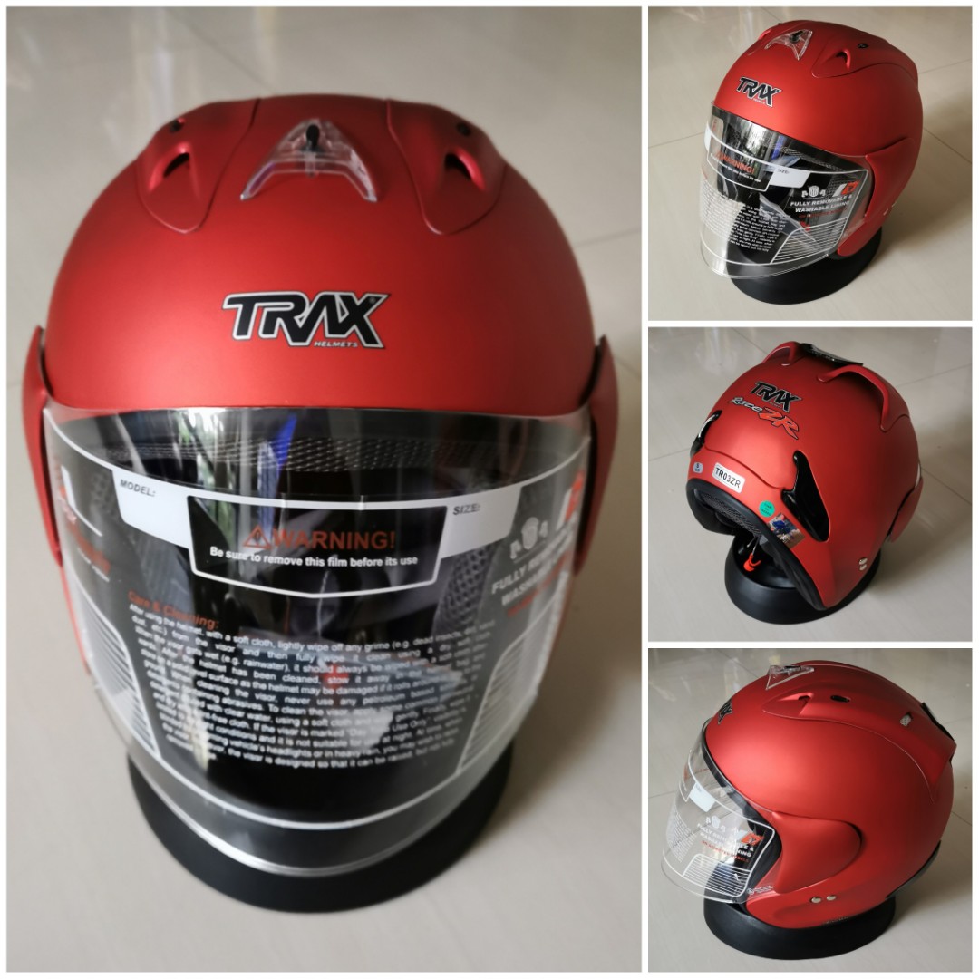 Trax Helmet, Motorcycles, Motorcycle Accessories on Carousell