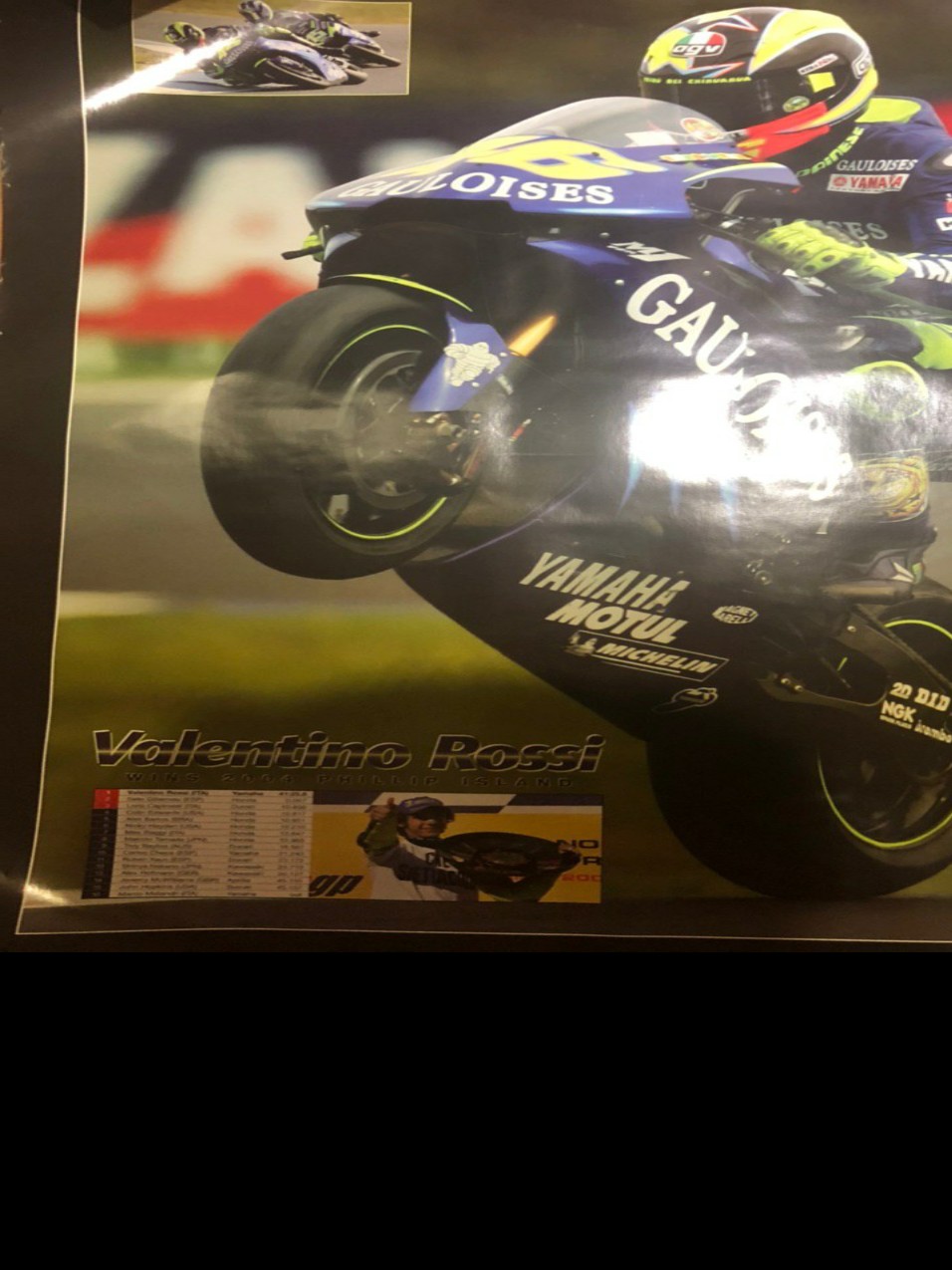 Valentino Rossi Poster, Everything Else on Carousell