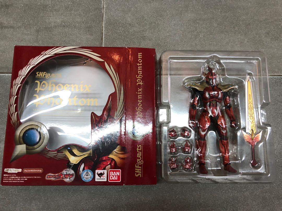 幪面超人 kamen rider wizard phoenix phantom 怪人 不死鳥 鳳凰 shf, 興趣及遊戲, 玩具 & 遊戲類 ...
