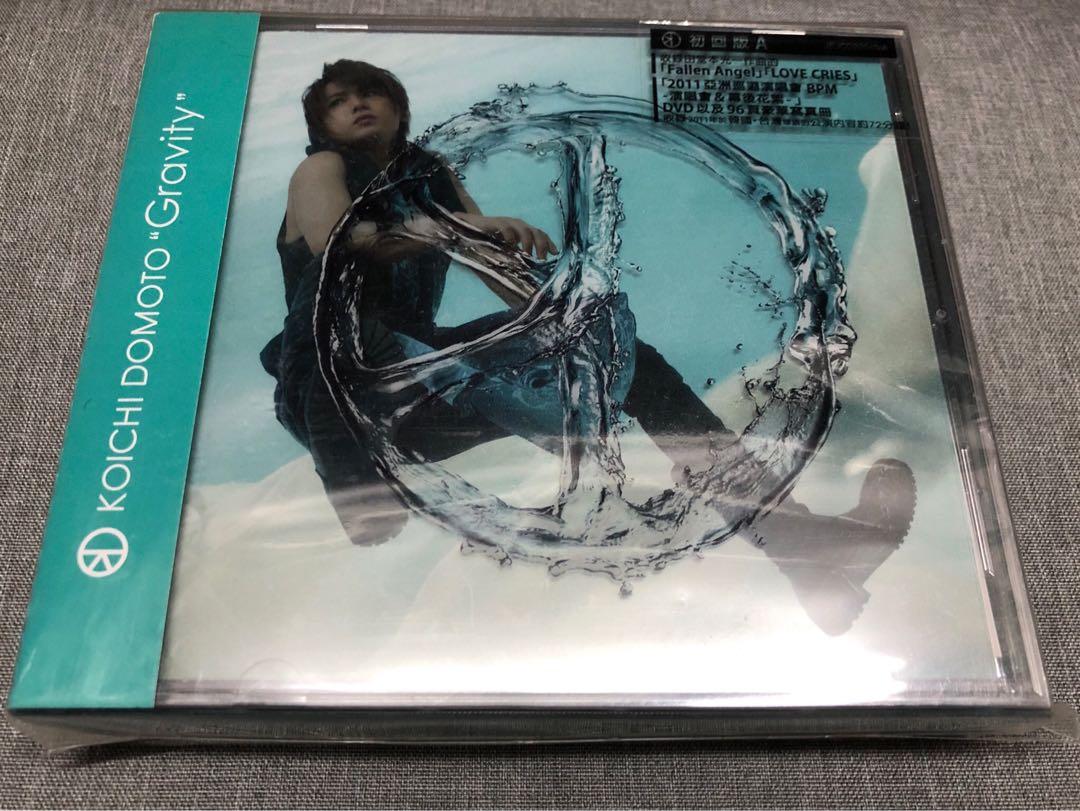 堂本光一 Koichi Domoto / Gravity CD+DVD 台壓版 初回限定盤A (Kinki Kids 近畿小子), 興趣及遊戲, 收藏品及紀念品, 明星周邊 - Carousell