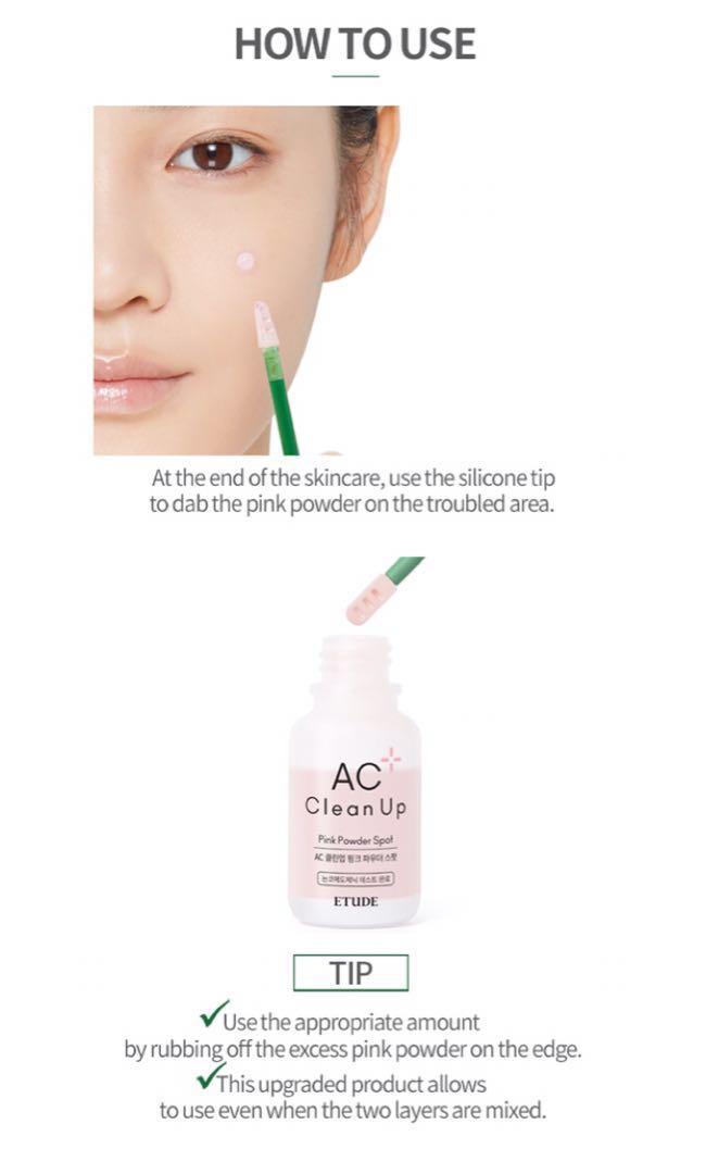 AC Clean Up Pink Powder Spot, Health & Beauty, Face & Skin Care on ...