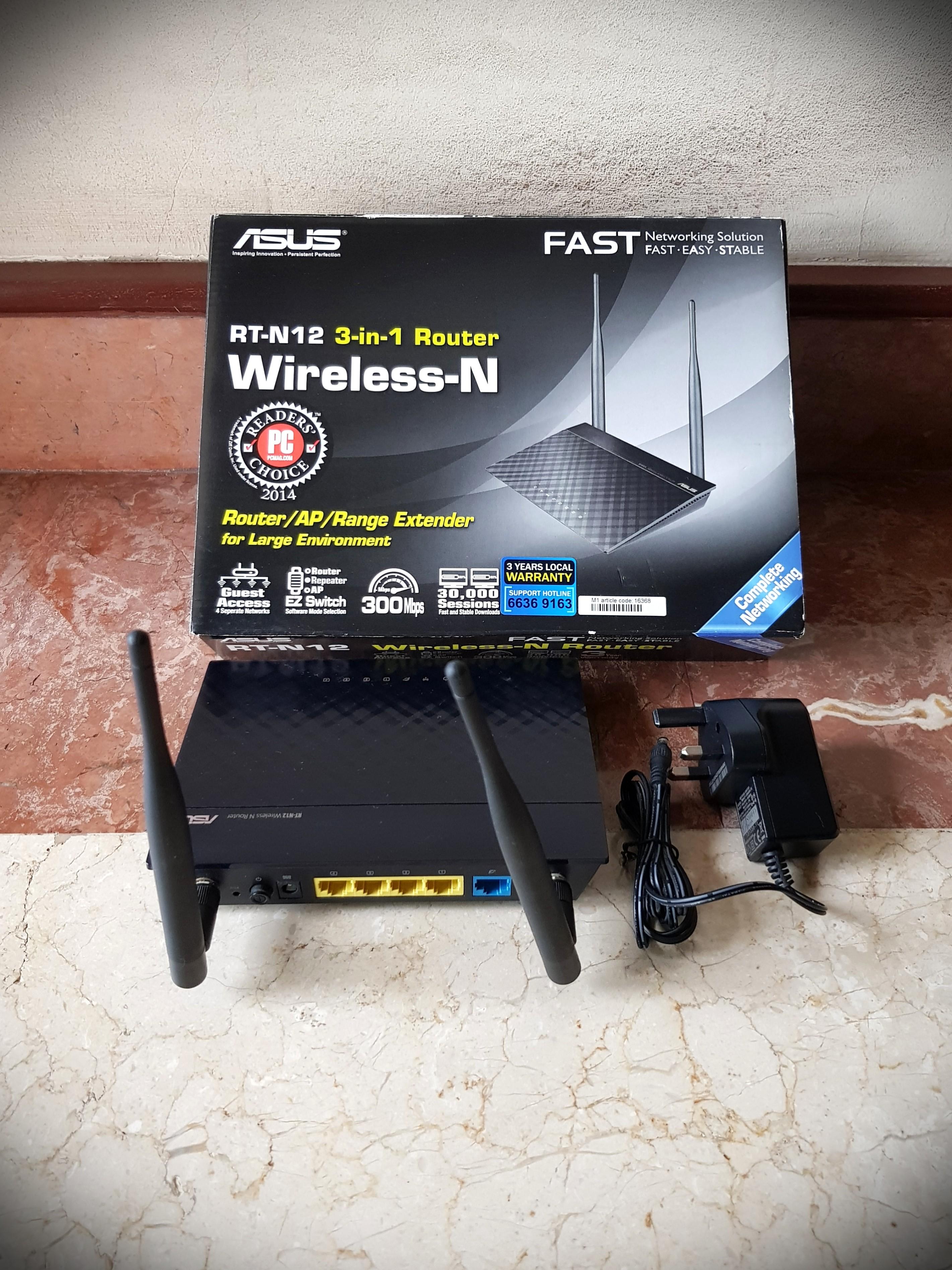 Asus 3-in-1 Router, Electronics, Computer Parts & Accessories on Carousell