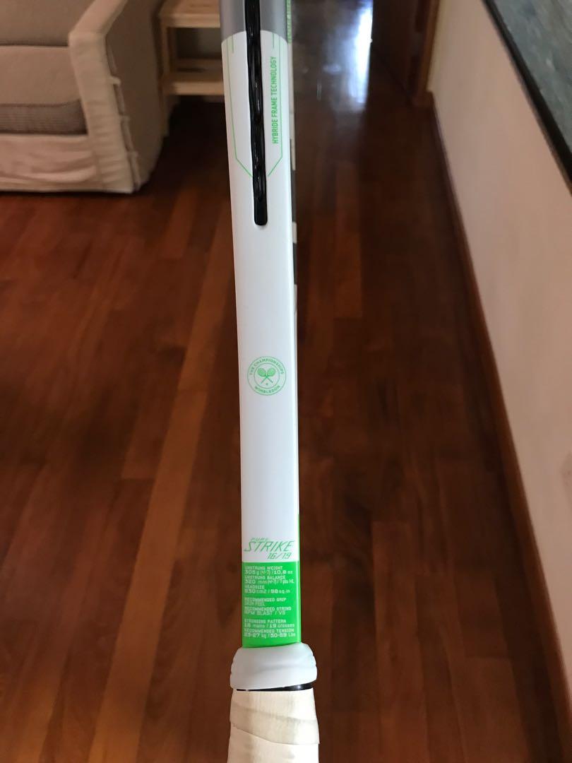 Babolat Pure Strike 16/19 (Wimbledon limited edition) Tennis Racket ...