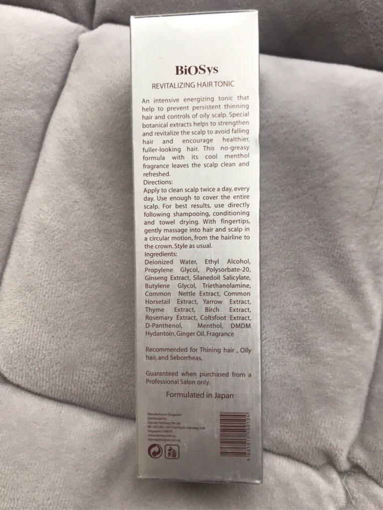 Biosys Revitalizing Hair Tonic 120ml, Beauty & Personal Care, Hair on ...