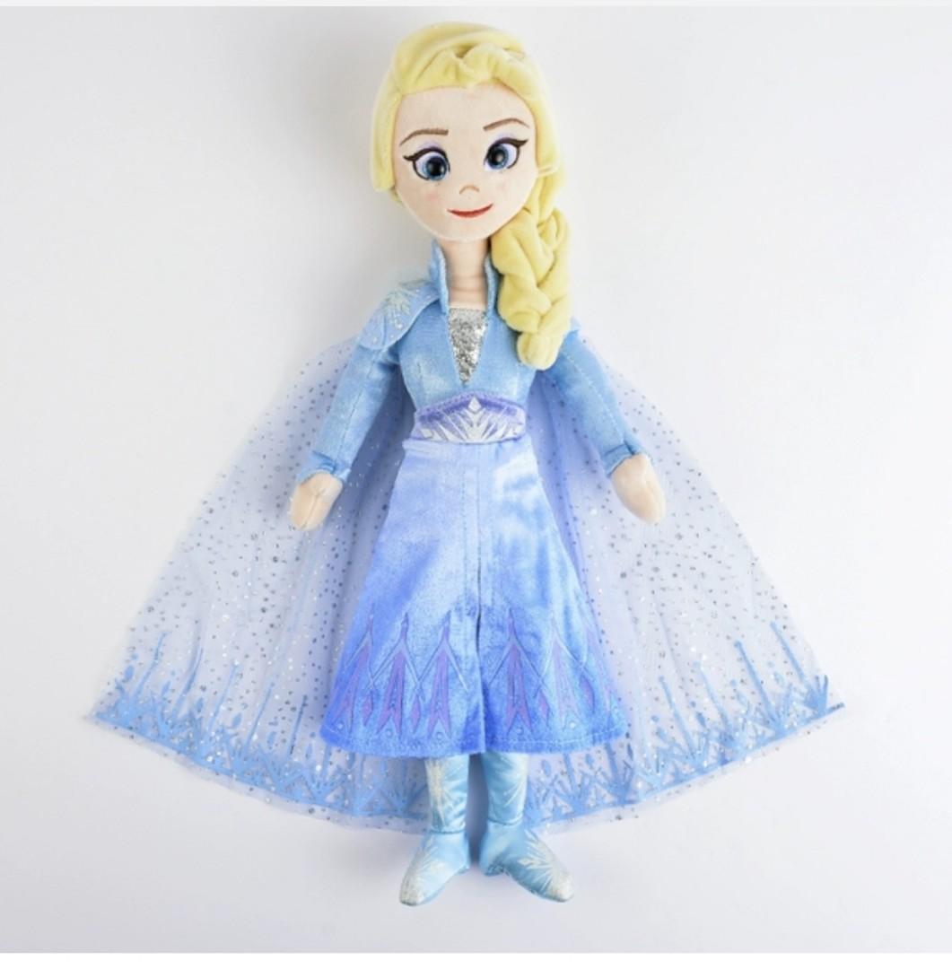 BNWT Authentic disney frozen 2 elsa princess soft toy plush, Hobbies ...