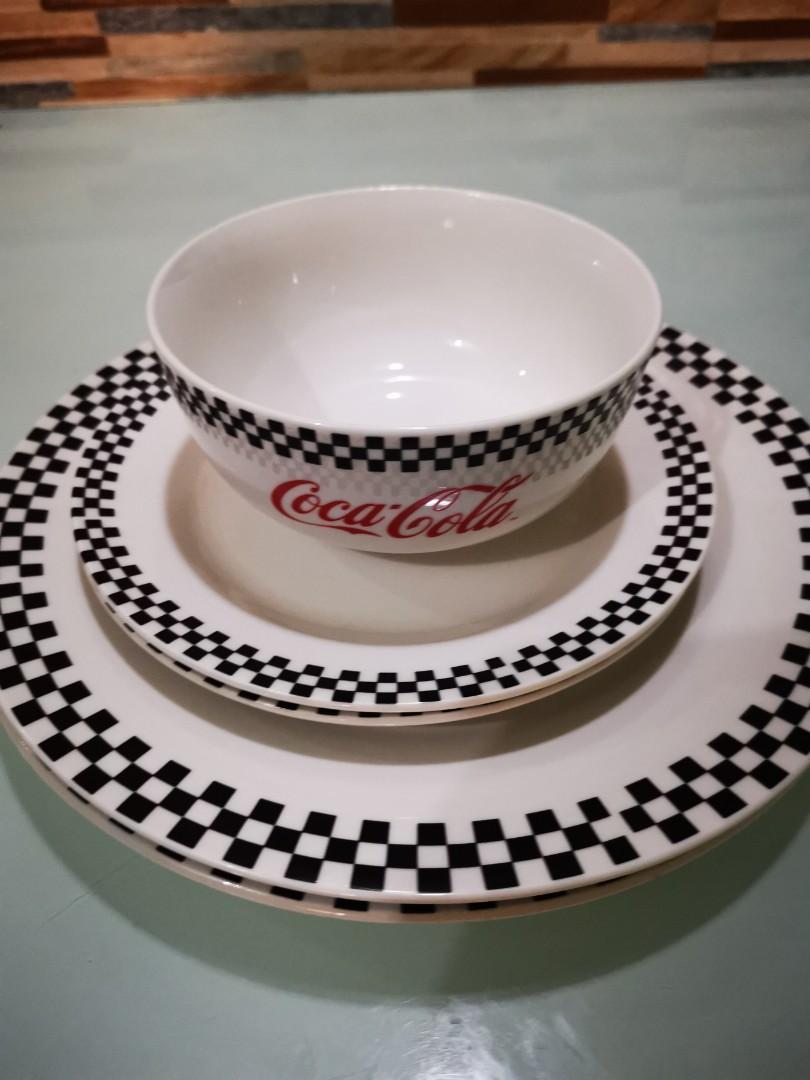 Coca-Cola Dinnerware Set, Furniture & Home Living, Kitchenware ...