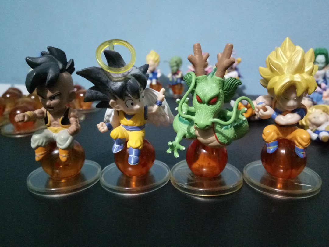 Dragonball Z Chara Puchi Shenron Goku angel etc 4 pcs set no 1, Hobbies ...