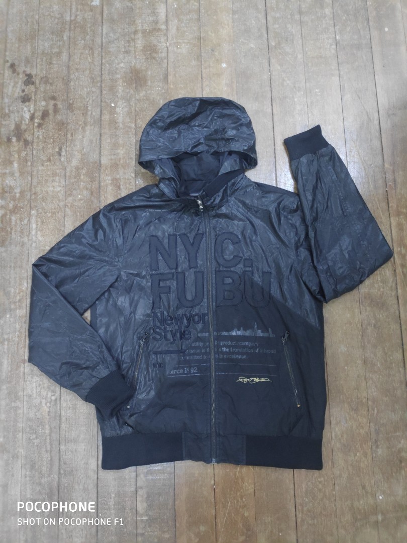 Fubu jacket hoodie, Men's Fashion, Tops & Sets, Hoodies on Carousell