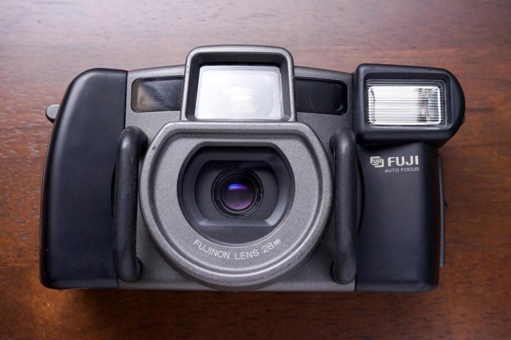 Fuji Work Record Weather proof Point & Shoot film camera, Photography, Cameras on Carousell