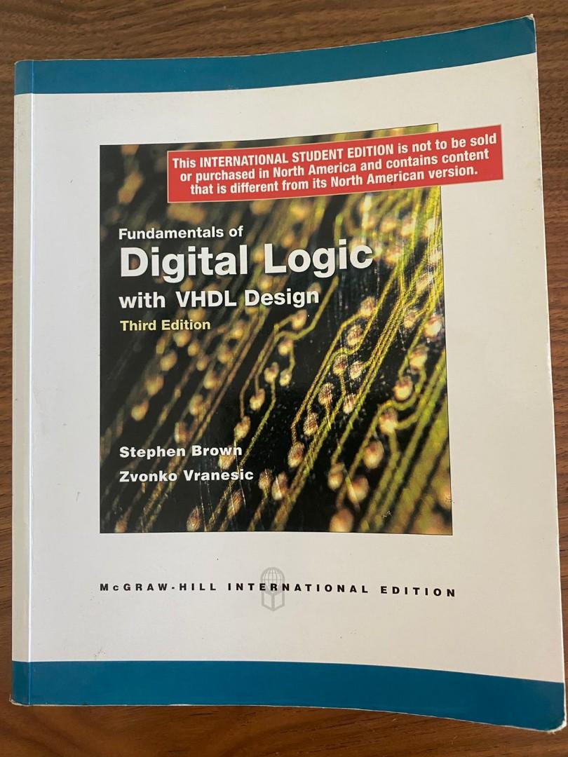 Fundamentals Of Digital Logic With Vhdl Design Third Edition Computers