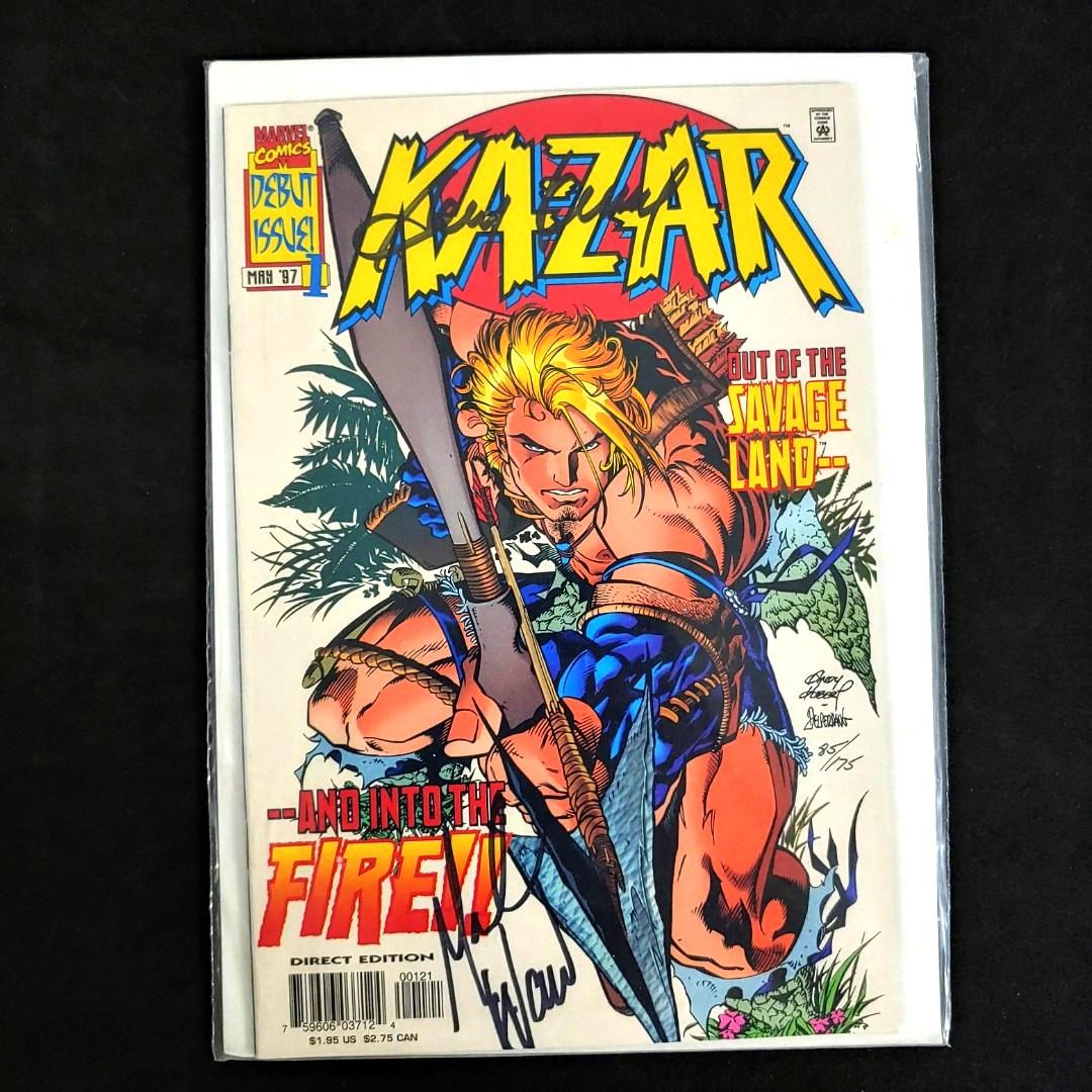 KA-ZAR #1 (1997) signed by Mark Waid & Andy Kubert - Marvel Comics, 興趣及 ...