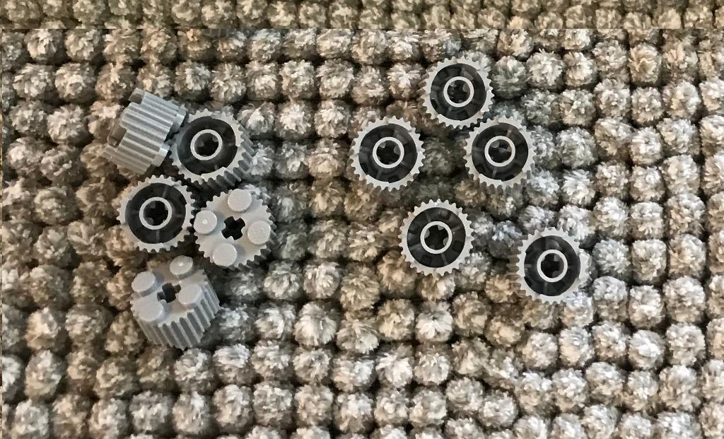 LEGO Brick, Round 2x2 with Flutes (Grille) and Axle Hole , 興趣及遊戲, 旅行 ...