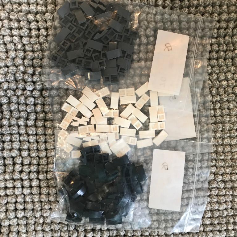 LEGO Brick Slope, Curved 2x1 (25粒), 興趣及遊戲, 旅行, 旅遊 - 旅行必需品及用品 - Carousell