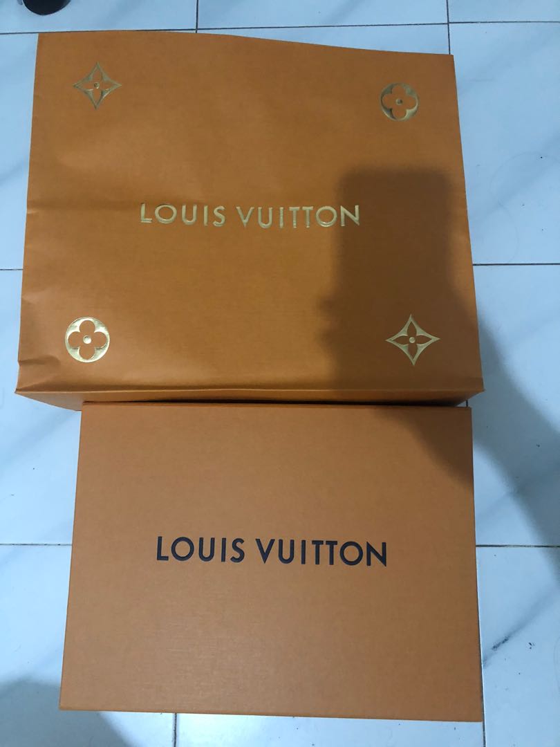 LV shoe box/Louis Vuitton Box, Luxury, Accessories on Carousell
