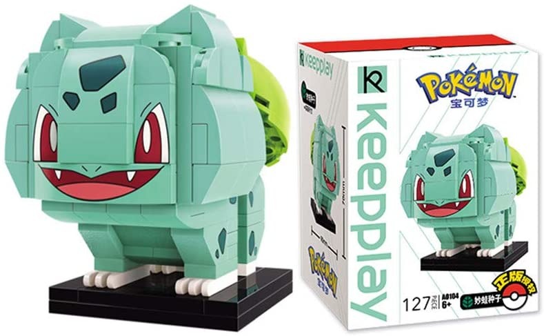 (M1496)Pokemon Bulbasaur Figure Set (Bricks Building Kit) Anime 3D ...