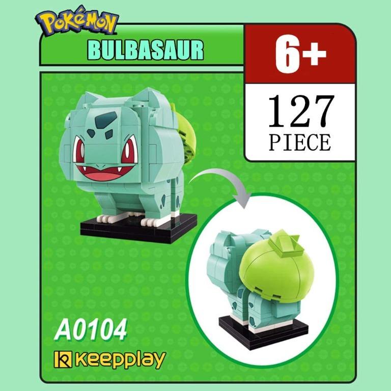 (M1496)Pokemon Bulbasaur Figure Set (Bricks Building Kit) Anime 3D ...