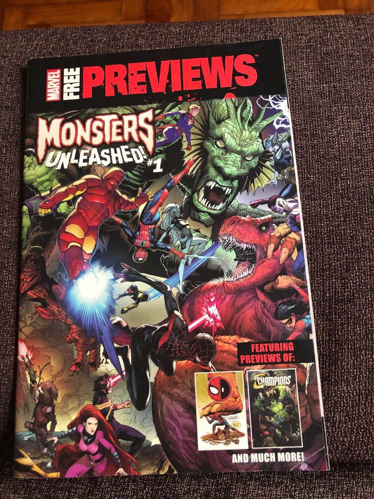 Marvel Comics - Monsters Unleashed, Hobbies & Toys, Books & Magazines ...