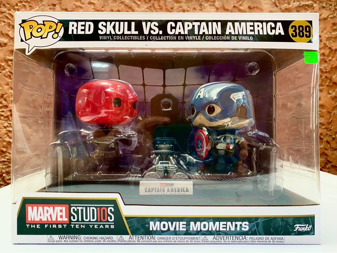 Marvel Funko Pops - Red Skull VS. Captain America (Movie Moments ...