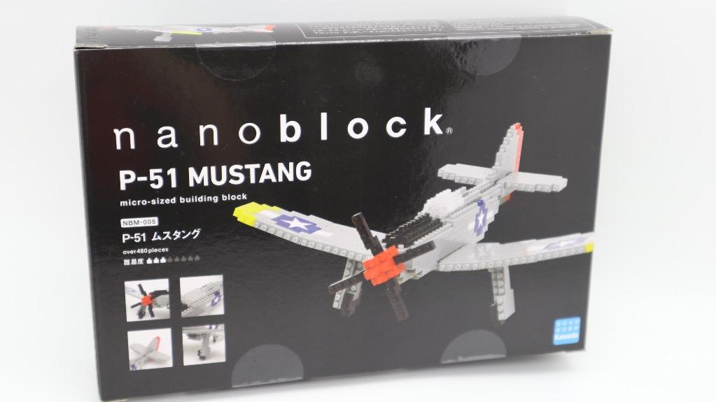 nanoblock NBM-005 北美野馬式戰鬥機 P-51 Mustang NBM 005 Kawada, 興趣及遊戲, 玩具 & 遊戲類 - Carousell