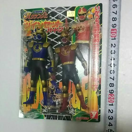 Power Rangers Ninja Storm Soft Vinyl Figures Set of 2 and Power Rangers ...