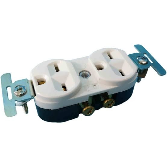 ORIGINAL EAGLE CONVENIENCE OUTLET 2 GANG TANDEM GROUNDING NO.826 ...