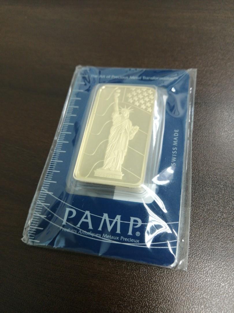 Pamp Suisse 100g 999.9 Gold Bar with Cert, Women's Fashion, Jewelry ...