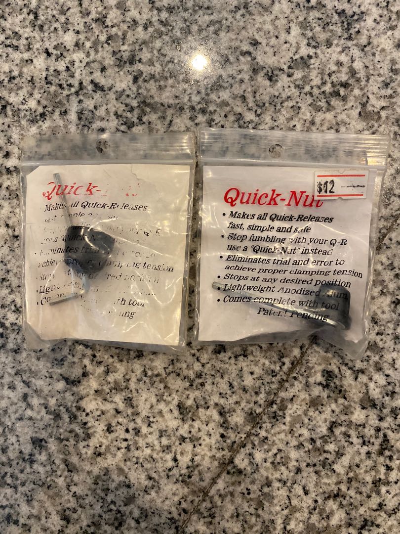 Quick-Nut Quick Release, Sports Equipment, Bicycles & Parts, Bicycles ...