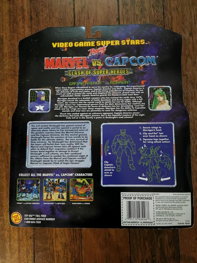 Rare Finds: Toybiz Video Game Super Stars Marvel vs Capcom 1999 Captain ...