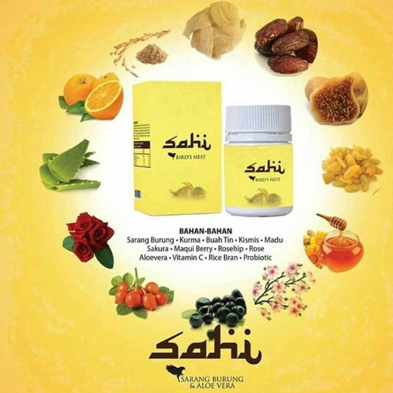 Sahi Sarang Burung (Bird’s Nest) Tablets [TGH], Health & Beauty, Face ...