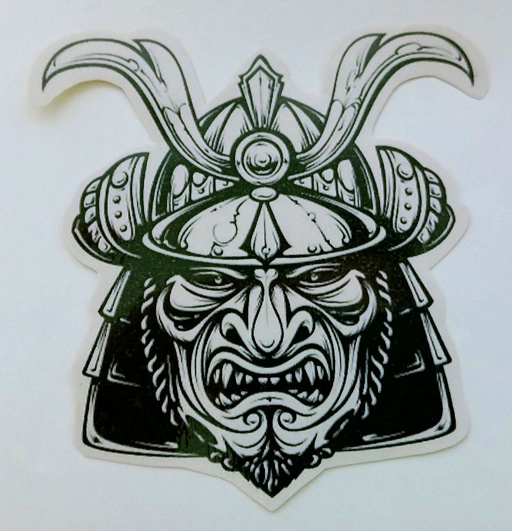 Samurai die cut & decal sticker, Hobbies & Toys, Stationery & Craft ...
