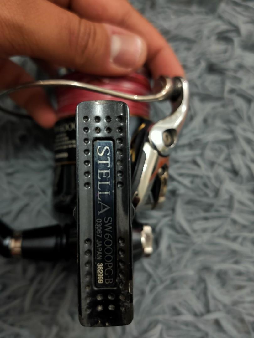 Shimano Stella SW 6000 PG (Used), Sports Equipment, Fishing on Carousell