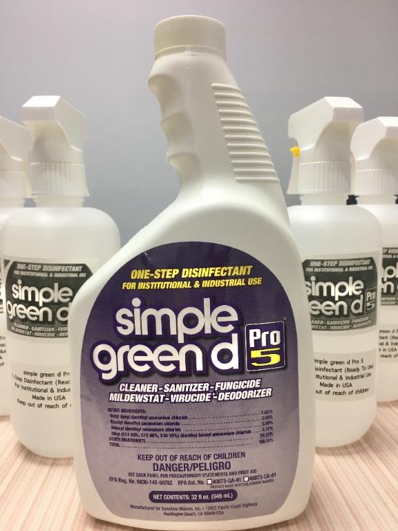 Simple Green d Pro 5 Disinfectant (Non-Alcohol), Everything Else on ...