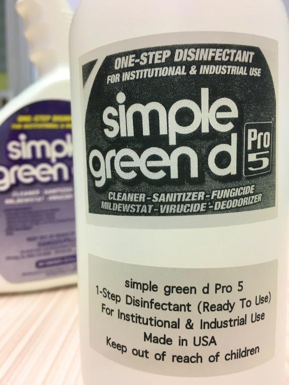 Simple Green d Pro 5 Disinfectant (Non-Alcohol), Everything Else on ...