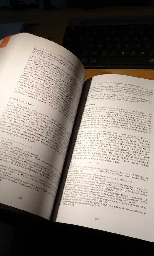 Tan Sook Yee's Principle of Singapore Land Law, Hobbies & Toys, Books ...