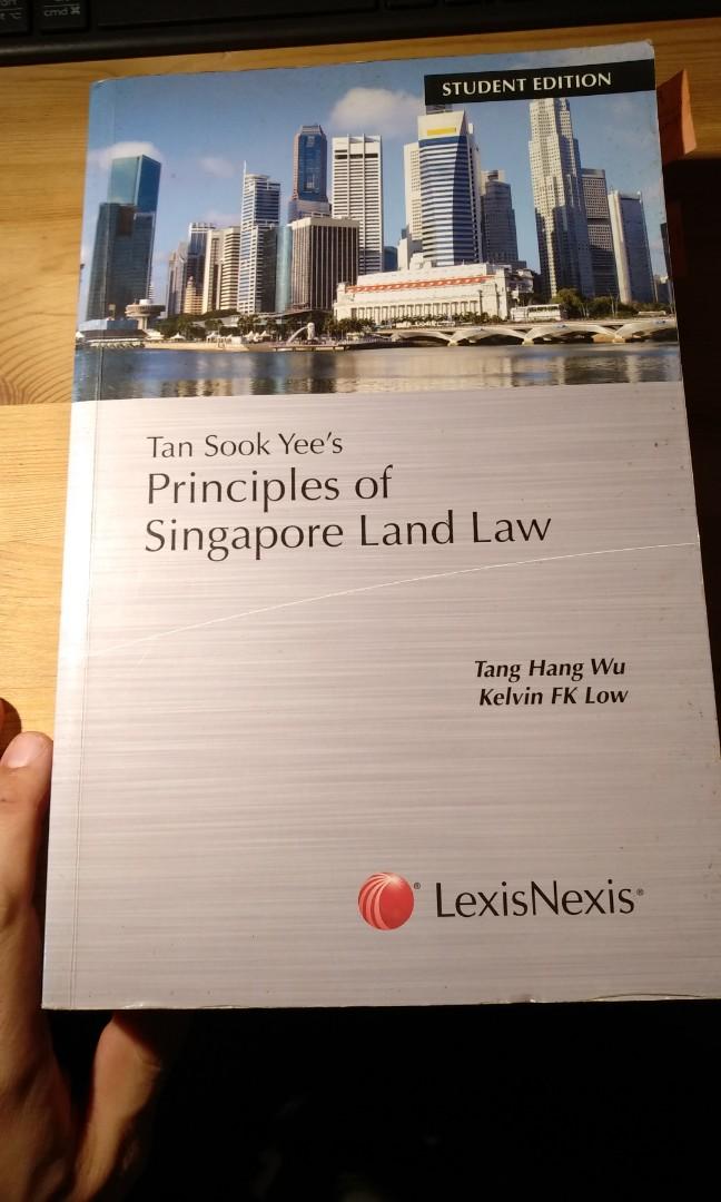Tan Sook Yee's Principle of Singapore Land Law, Hobbies & Toys, Books ...