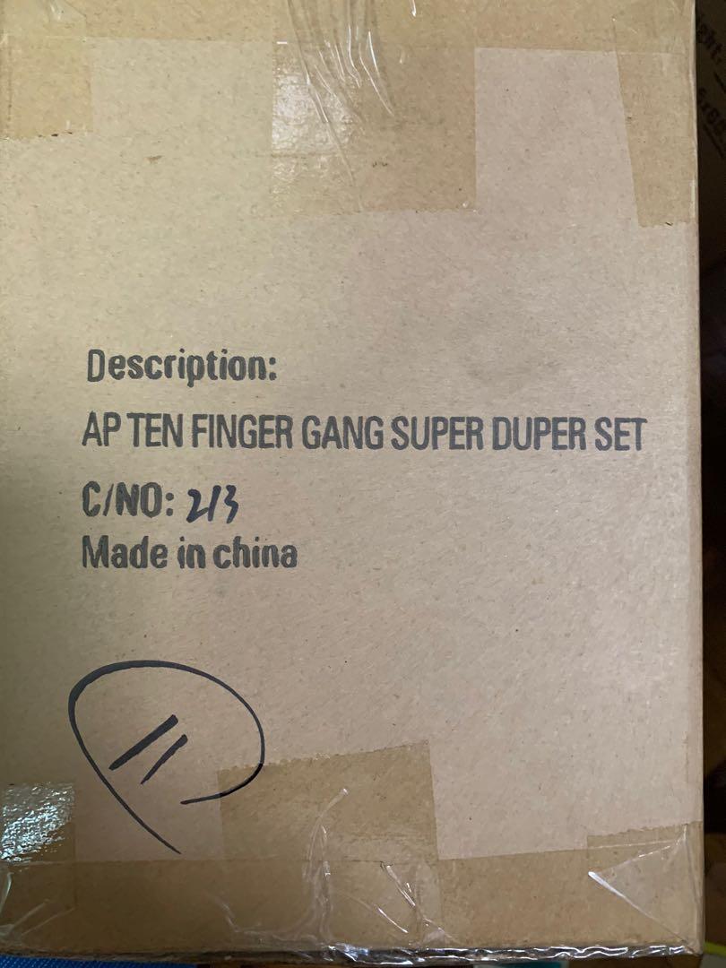 threeA - AP TEN FINGER GANG SUPER DUPER SET, Hobbies & Toys, Toys ...