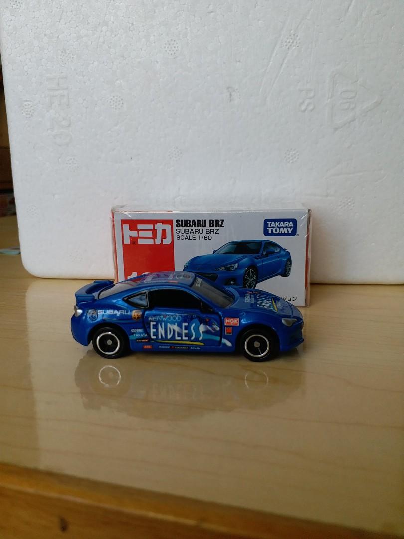 TOMICA TAKARA TOMY SUBARU BRZ ENDLESS 花 二次 車, 興趣及遊戲, 玩具 & 遊戲類 - Carousell