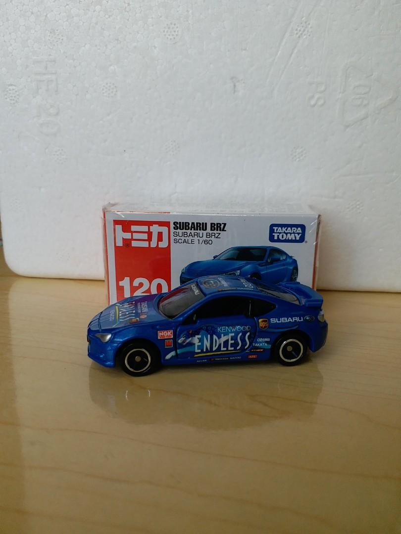 TOMICA TAKARA TOMY SUBARU BRZ ENDLESS 花 二次 車, 興趣及遊戲, 玩具 & 遊戲類 - Carousell