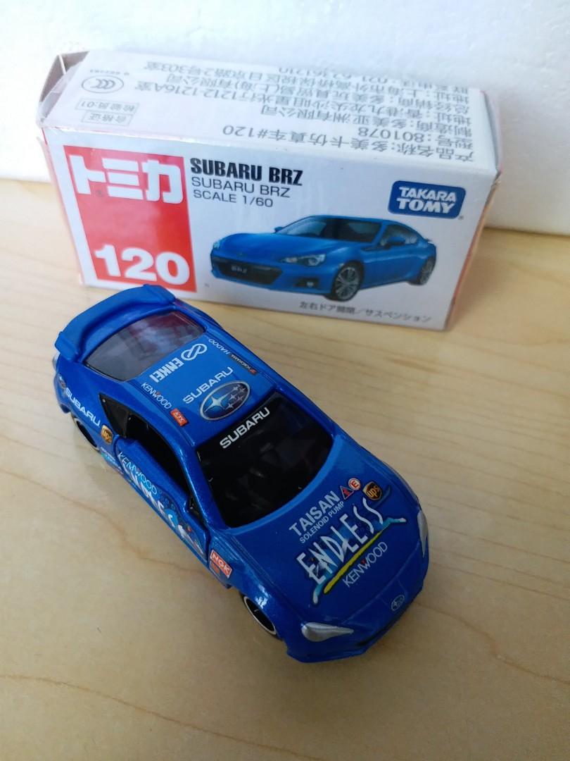 TOMICA TAKARA TOMY SUBARU BRZ ENDLESS 花 二次 車, 興趣及遊戲, 玩具 & 遊戲類 - Carousell