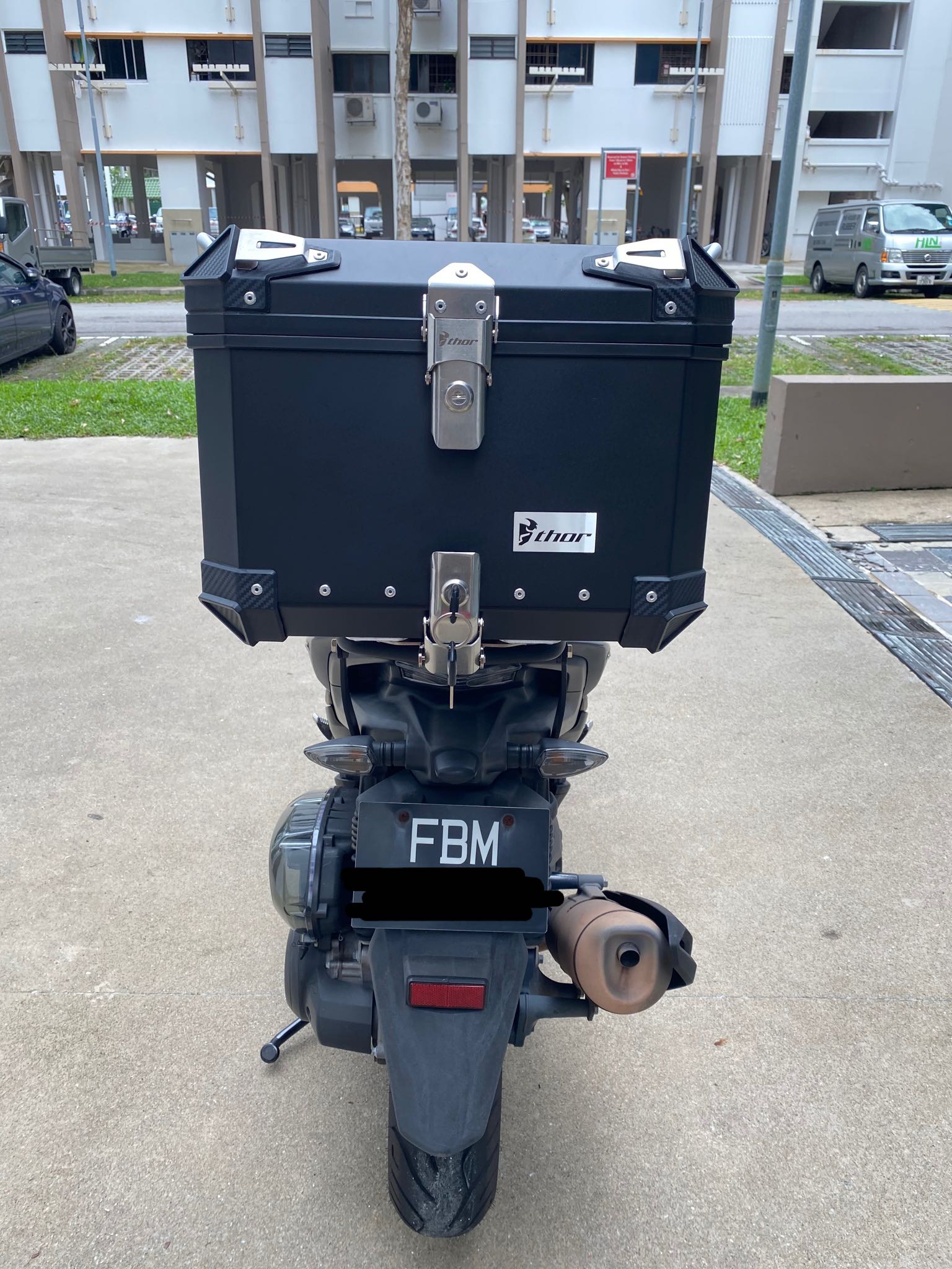 TOP BOX 40L 50L 60L AEROX NMAX XMAX DUKE XABRE MT15 CB150R CB400X CB400 ...