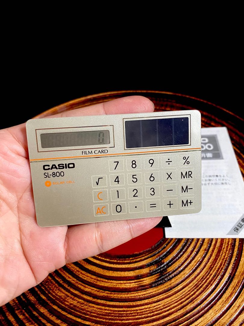Vintage Film Card Casio Solar Calculator, Hobbies & Toys, Memorabilia ...
