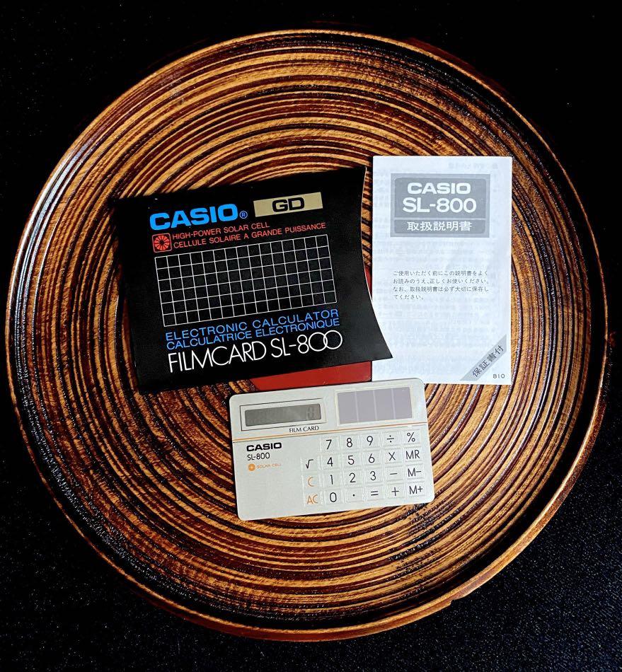 Vintage Film Card Casio Solar Calculator, Hobbies & Toys, Memorabilia ...