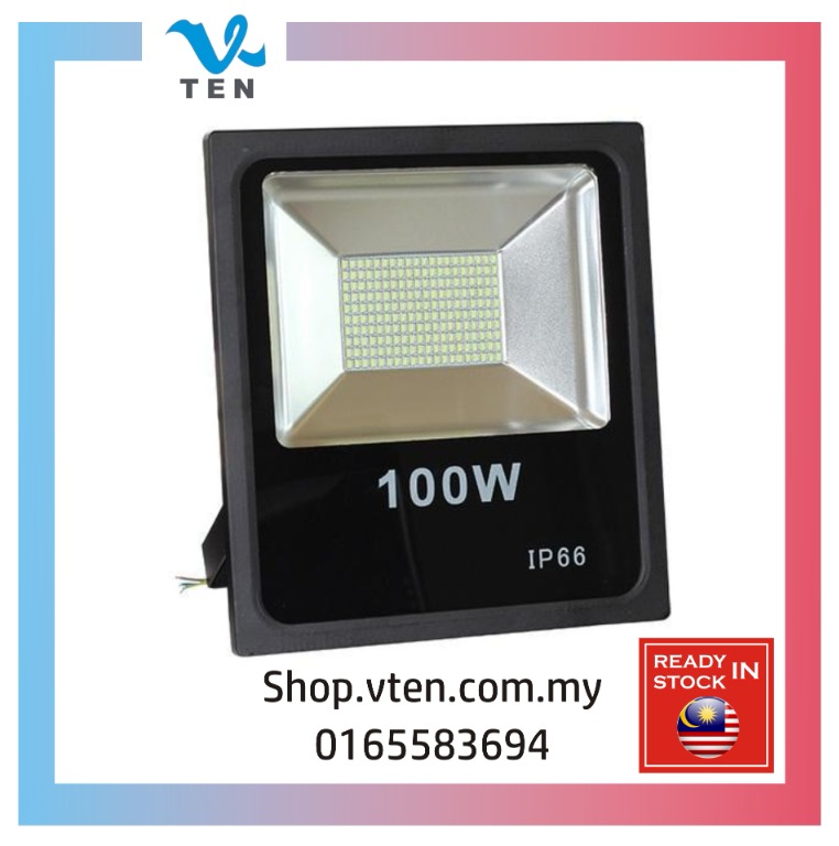 Waterproof Super Bright 100W LED Floodlight Spotlight Lamp, Furniture ...