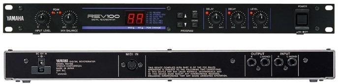 Yamaha REV100 Digital Reverberator Sound Processor, Audio, Other Audio ...