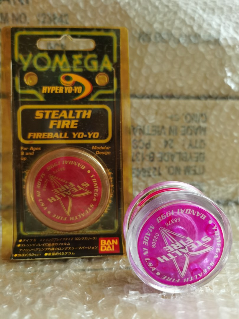 Bandai Yomega Hyper yoyo stealth fire,fireball, 興趣及遊戲, 玩具 & 遊戲類 - Carousell